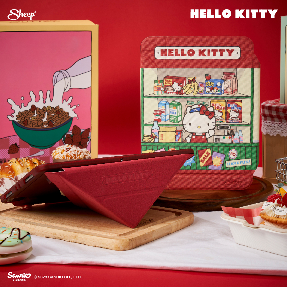 [Hello Kitty Limited Collection] People เคสสำหรับไอแพด Pro 11 M1-M2 / Air 4-6 / Pro 12.9 เคสเก็บ ...