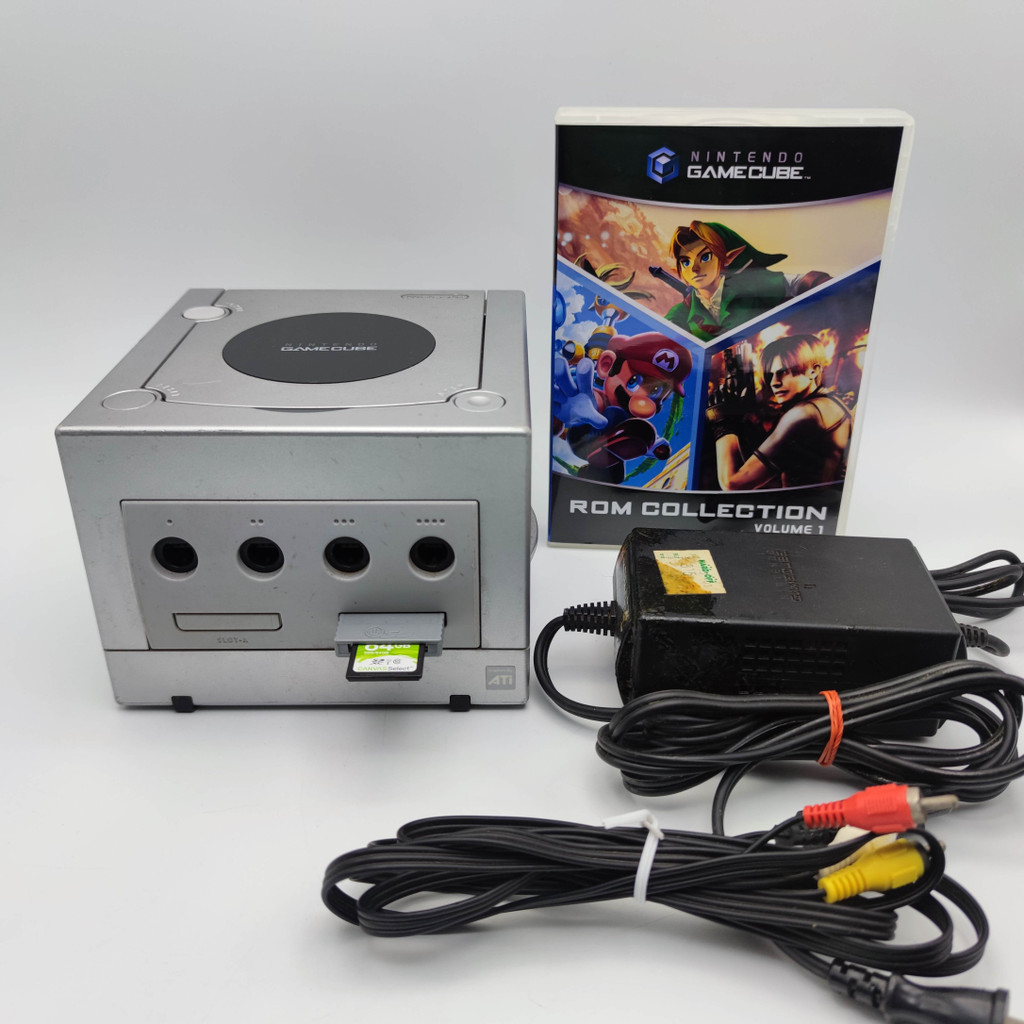 GAME CUBE สีเงิน [PI PICO] + SD 64GB [35 เกมส์] ชุดนี้ มีเฉพาะ ...