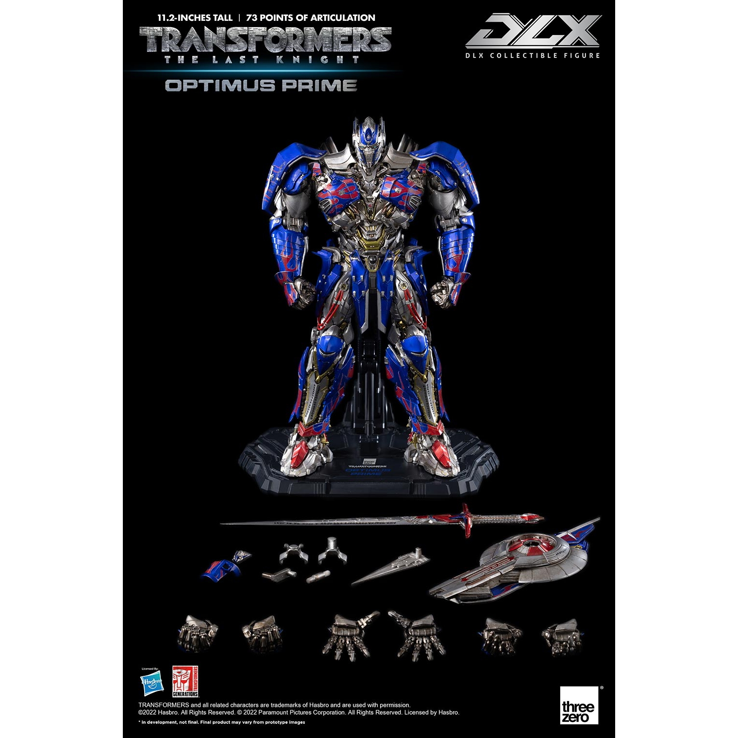Threezero Transformers : The Last Knight DLX Optimus Prime Action ...