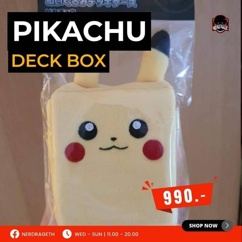 Pokemon Card Game Pikachu deck box เหมาะทั้ง Pokemon และ MTG | Shopee ...