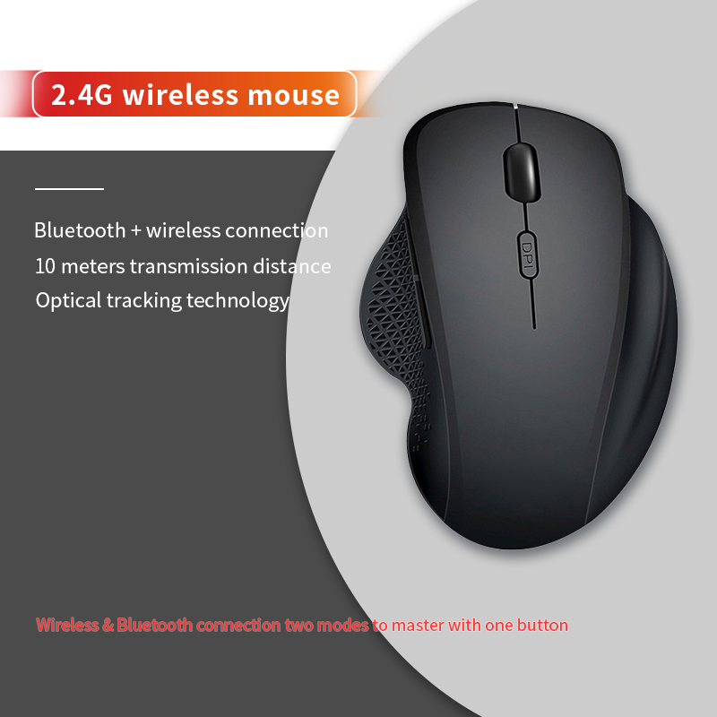 Actual 🇹🇭 เมาส์สำหรับเล่นเกมไร้สายแบบชาร์จไฟได้ Mini Bluetooth USB ...
