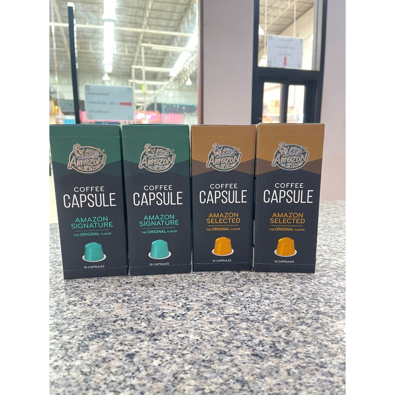 กาแฟแคปซูล Cafe Amazon coffee capsule 1กล่อง(10แคปซูล) | Shopee Thailand