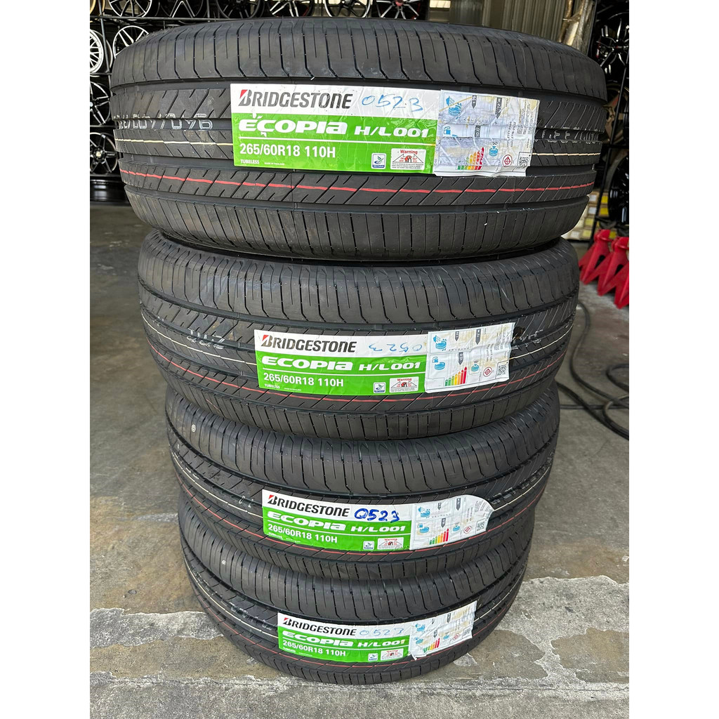 🔴 ยาง "#บริดจสโตน " Bridgestone Ecopia H/L 001 ผลิตไทย 🇹🇭🇹🇭 265/60R18 ...