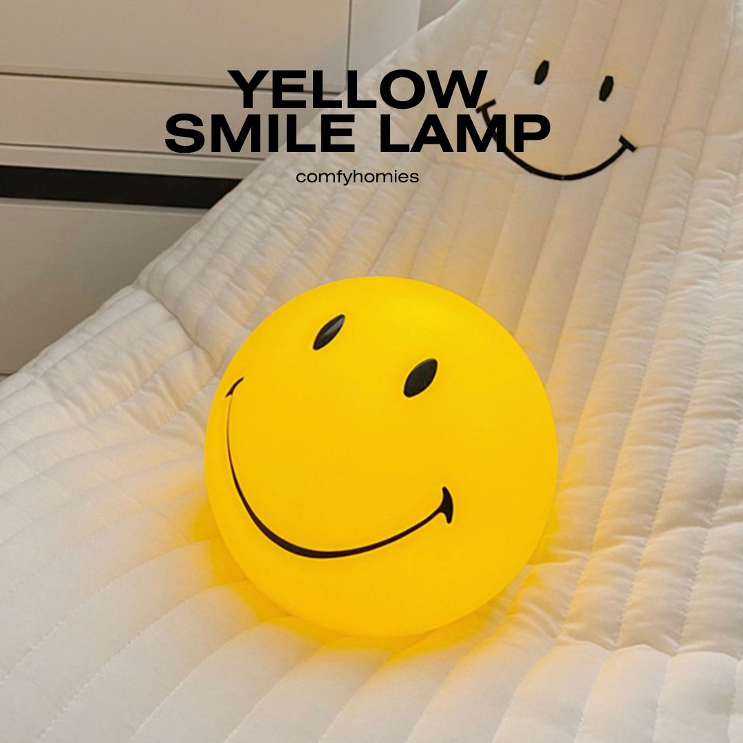 "พร้อมส่ง"โคมไฟ YELLOW SMILE LAMP /comfyhomies/ | Shopee Thailand