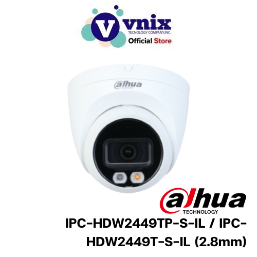 IPC-HDW2449TP-S-IL / IPC-HDW2449T-S-IL (2.8mm) กล้องวงจรปิด DAHUA 4MP ...