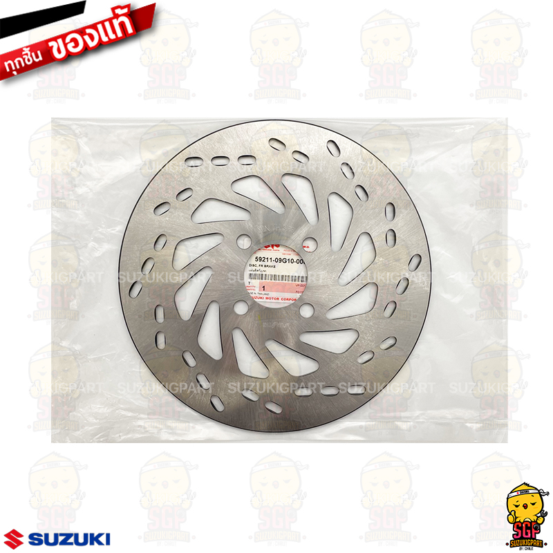 แผ่นจานเบรค DISC, FRONT BRAKE แท้ Suzuki Smash 110 / Shogun 125 ...