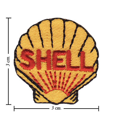 อาร์มปัก Shell ตัวรีดติดเสื้อ อาร์มปักเชลล์ อาร์มรีดติดเสื้อ อาร์มโลโก้ ...