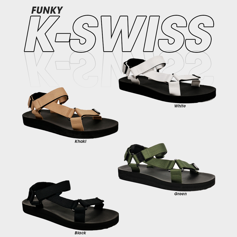 K-Swiss Collection รองเท้าแตะ รองเท้ารัดส้น UX Funky SDID230301U (790 ...