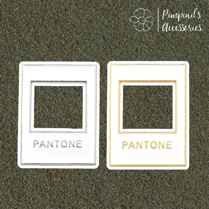 ʕ •ᴥ•ʔ พร้อมส่ง : เข็มกลัดลายการออกแบบเฟรมเวิร์ค "PANTONE" | "PANTONE ...