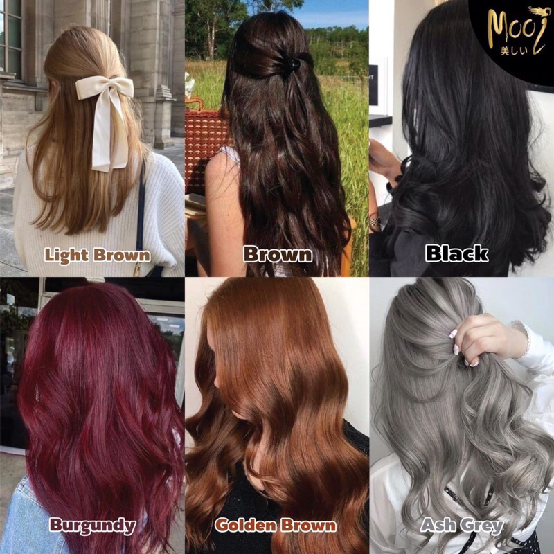 Mooi Crystal Hair Color Gel แชมพูปิดผมขาวไร้แอมโมเนียเปลี่ยนสีผม มีให้ ...