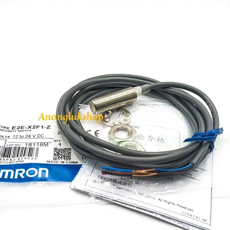 E2E-X2F1-Z Proximity เซ็นเซอร์จับโลหะ ระยะจับ 2มิล เกลียว 12มิล 12-24V PNP NO | Shopee Thailand