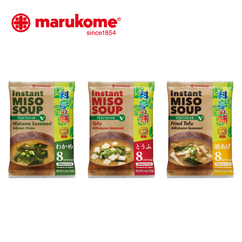 MARUKOME INSTANT MISO SOUP RYOTEI NO AJI VEGETABEL 8S ซุปมิโซะกึ่งสำเร็จรูป มังสวิรัติ 8เสิร์ฟ ...