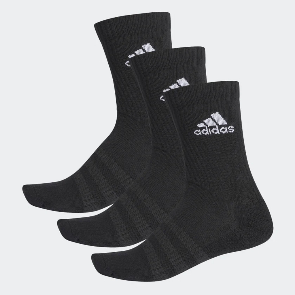 Adidas Collection ถุงเท้า TR Sock 3S Cushioned Crew 3PP DZ9345 / DZ9346 ...