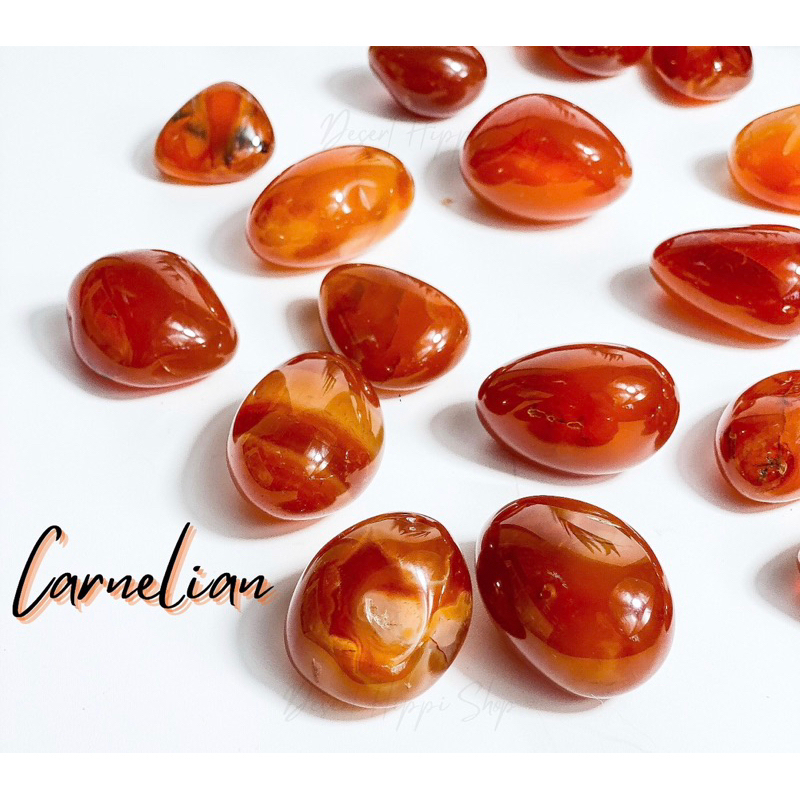 1 Pc Carnelian Tumbles, Stone of Motivation & Passion, Carnelian Tumbled, Tumbled Gemstone ...