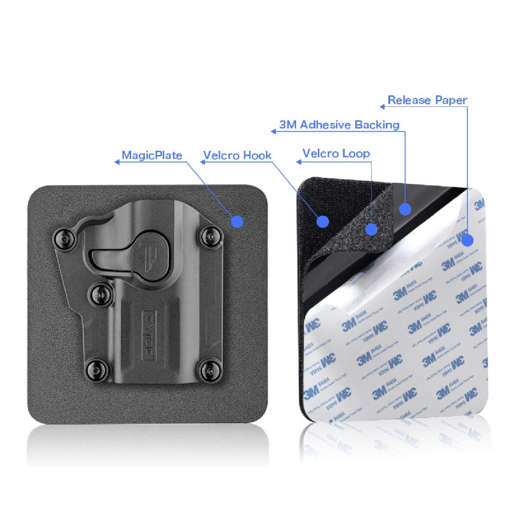 แผ่นติดปืน Cytac ( Cytac Magic Plate ) แผ่น Velcro สำหรับยืดซองต่างๆ ...