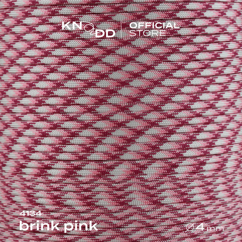 KNODD พาราคอร์ดไนลอน นำเข้าจากอเมริกา สี No.4134: Brink Pink ขนาด 4มม ...
