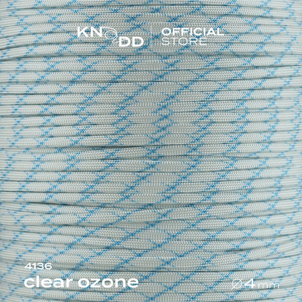 KNODD พาราคอร์ดไนลอน นำเข้าจากอเมริกา สี No.4136: Clear Ozone ขนาด 4มม | Shopee Thailand