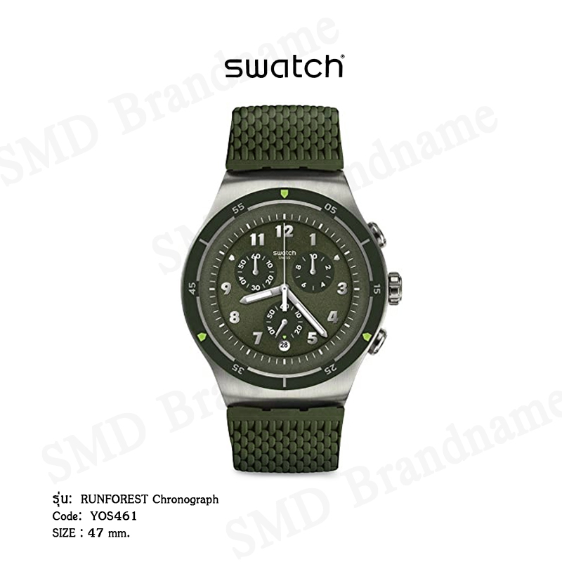 SWATCH นาฬิกาข้อมือชาย/หญิง Chronograph BIG BOLD สินค้าแท้ ประกันศูนย์ ...