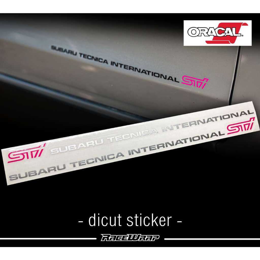 สติกเกอร์ sti สติกเกอร์ subaru sti sticker สติกเกอร์แต่งรถ subaru sti ...