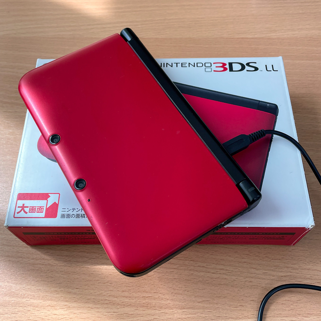 Nintendo 3DS LL สีแดง พร้อมกล่อง สภาพดี แปลง Men 32GB | Shopee Thailand