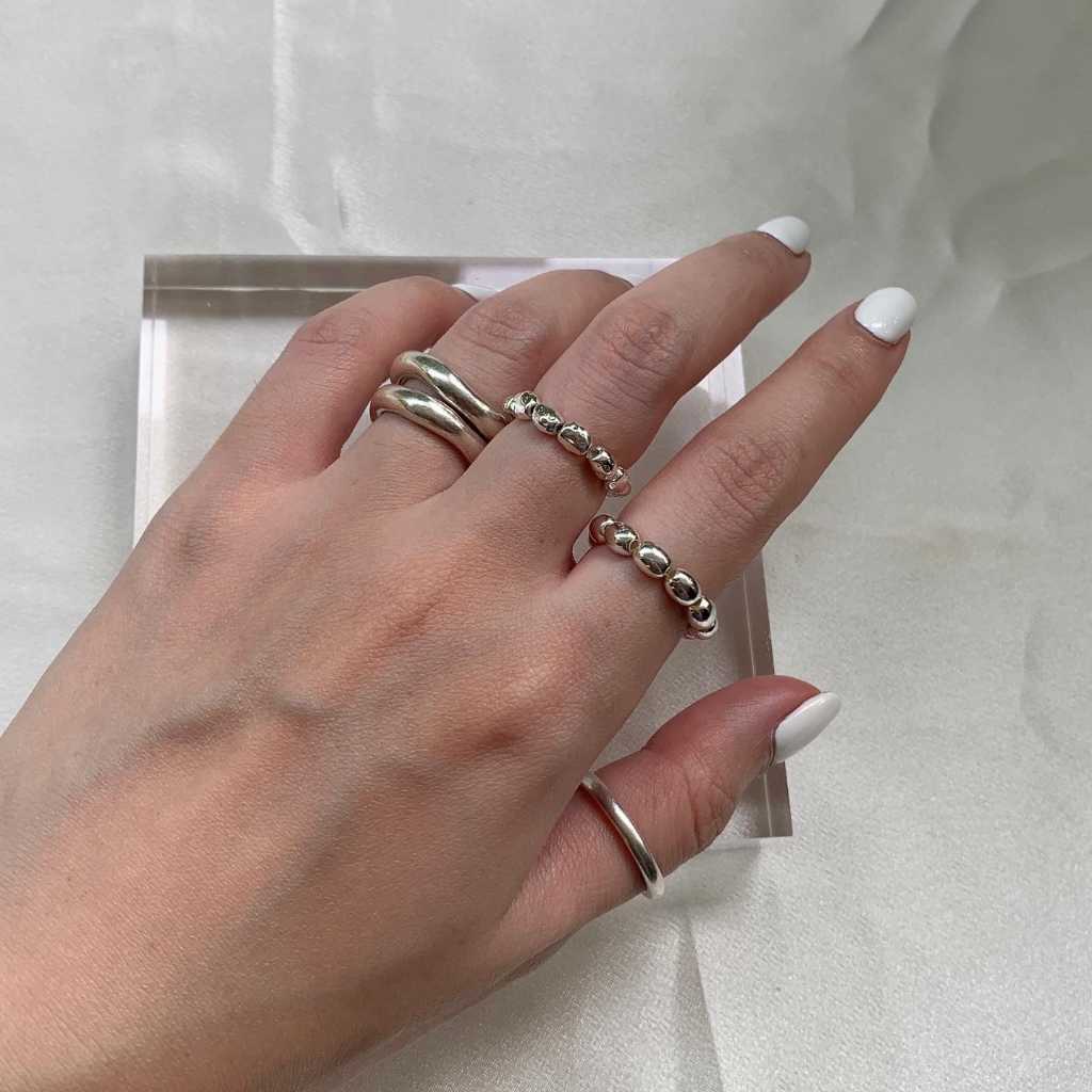 dots ring ss23 แหวนยางยืดปรับขนาดได้ | Shopee Thailand