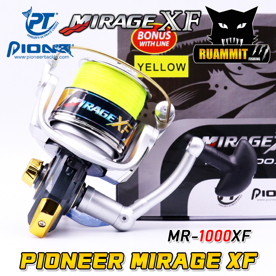 รอกสปินนิ่ง PIONEER MIRAGE XF MR-1000/2000/3000 (แถมเอ็นฟรีเต็มสปูน ...