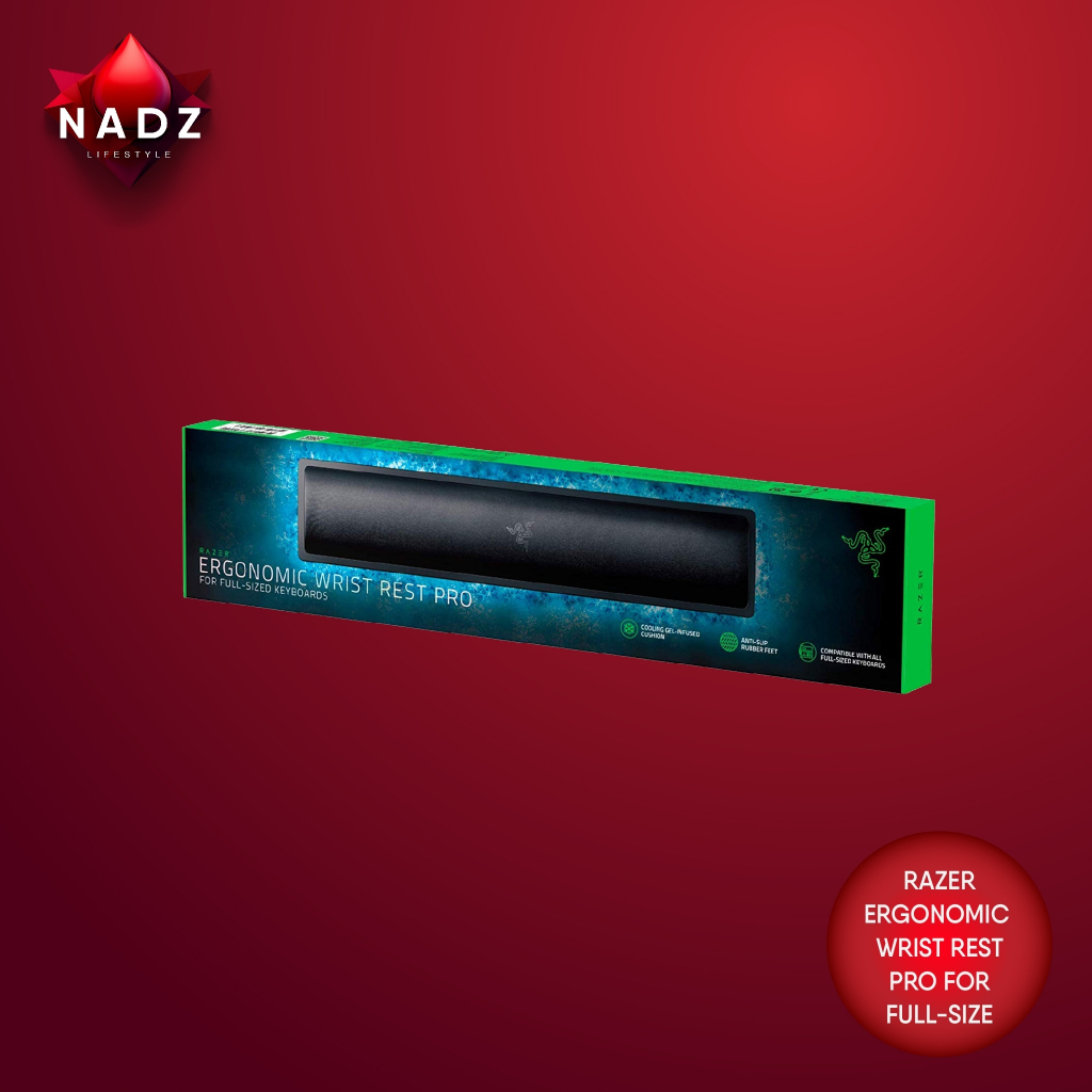 Razer Ergonomic Wrist Rest For Full-sized Keyboards - FRML Packaging ...