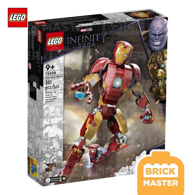 Lego 76206 Iron Man Figure Marvel Avenger (ของแท้ พร้อมส่ง) | Shopee ...