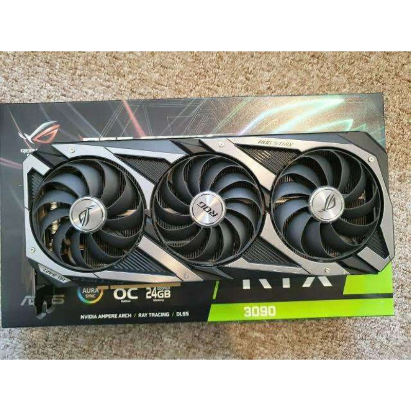 Rog Strix RTX 3090 24Gb ประกันถึง 25/09/28 ตัวoc หายากมากกกก!! | Shopee ...