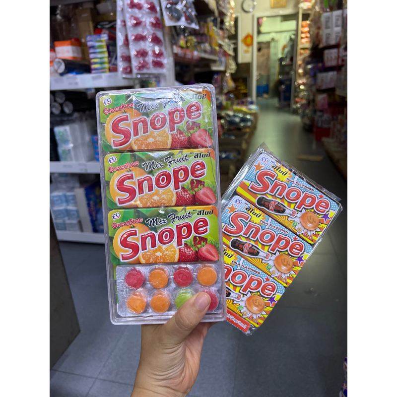 ลุกอมsnope รสผลไม้ (กระปุก12กล่อง) | Shopee Thailand