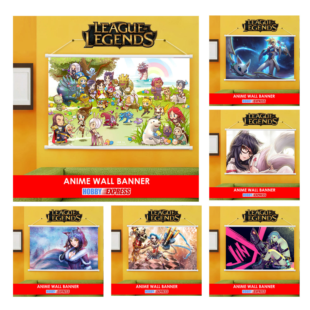 Hobby Express Anime Wall Banner Wall Decoration Scroll Tarpaulin Canvas ...