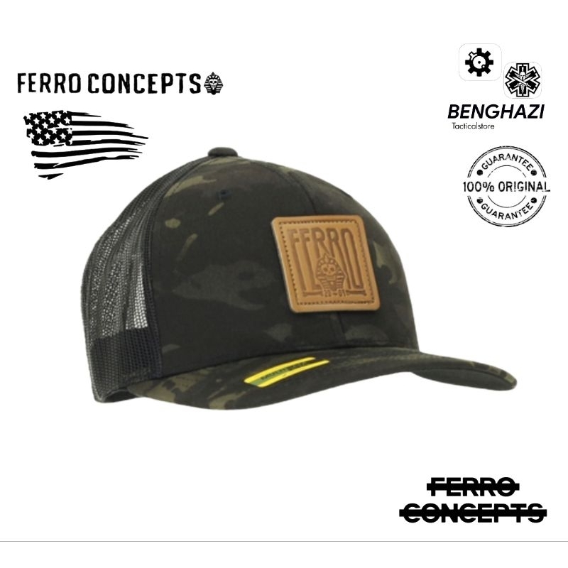 Ferro Concepts Snapback Trucker Hat - Multicam Black ของแท้ นำเข้าจาก USA | Shopee Thailand