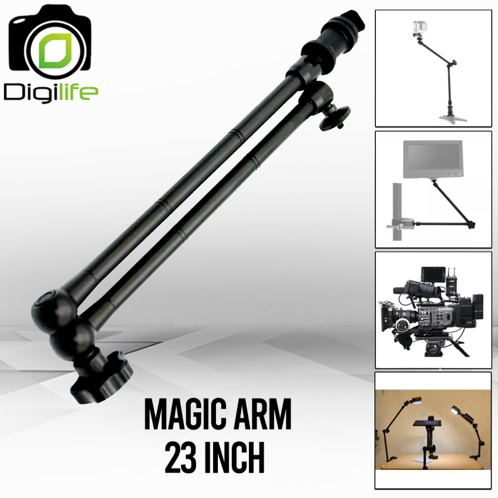 Magic Arm 23 นิ้ว แขนต่อเพิ่มอุปกรณ์เสริม สกรู 1/4 นิ้ว ใช้ได้ทั้ง ...