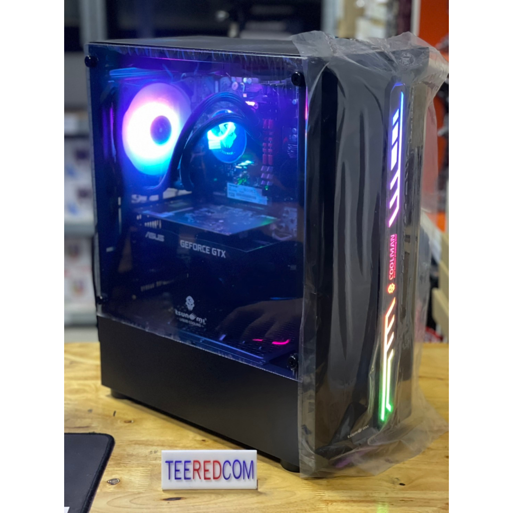 คอมเล่นเกมส์ ทํางาน คอมประกอบ Ryzen5 2600/Ram 16g/Ssd m.2 nvme 512gb/ Gtx 1650 4GB/ชุดน้ำปิด 1 ...