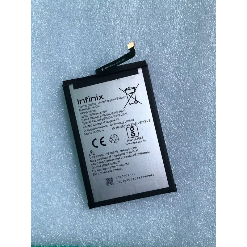 Infinix Note 10แบตเตอรี่ BL-49GX X690 infinix 7 X657 X693ร้อน11S X6812 ...
