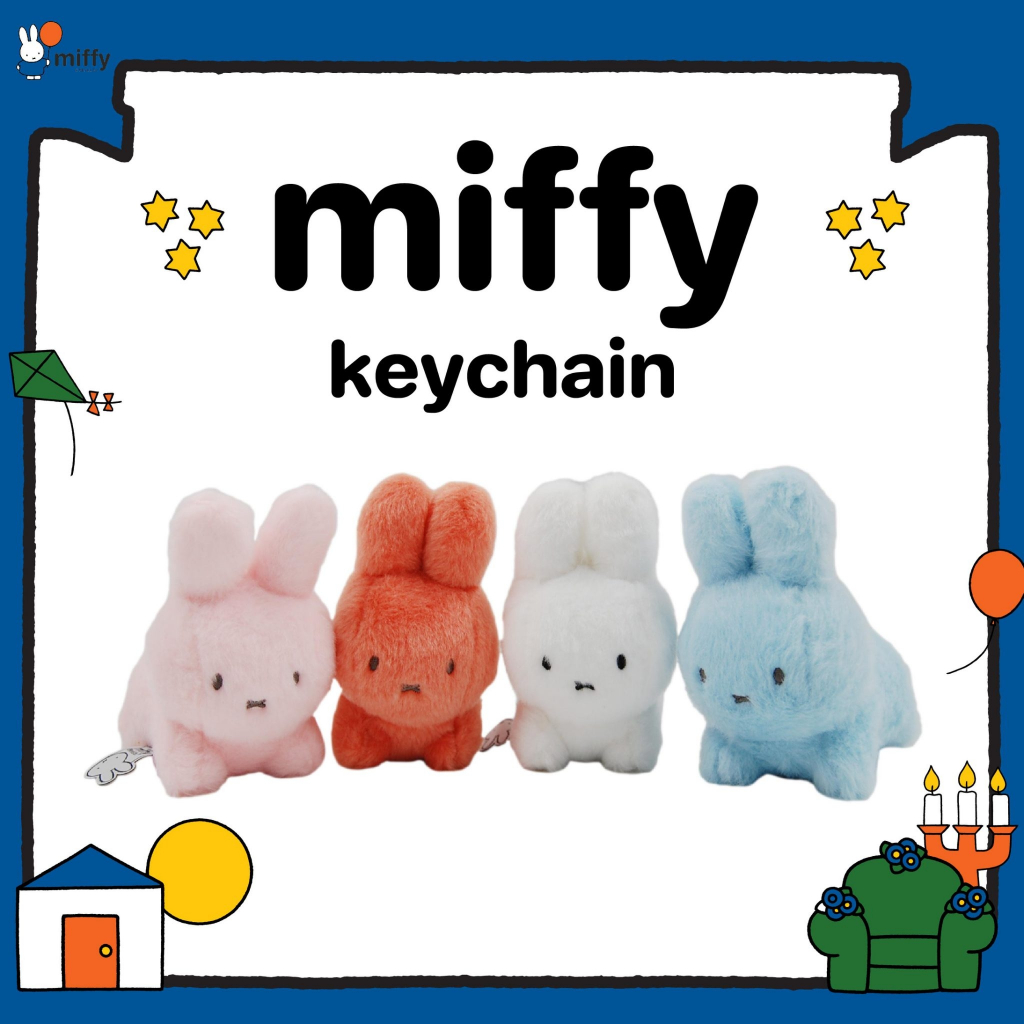 Keychain Miffy Lying Collection | Shopee Thailand