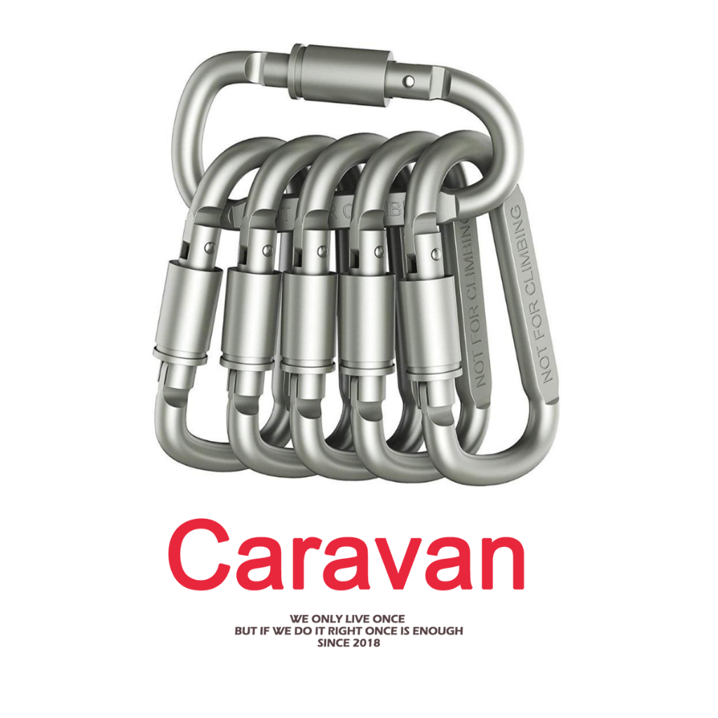 Caravan Crew Keychain (ไม่ใช่สำหรับการปีนเขา) พวงกุญแจรถยนต์ พวงกุญแจ ...