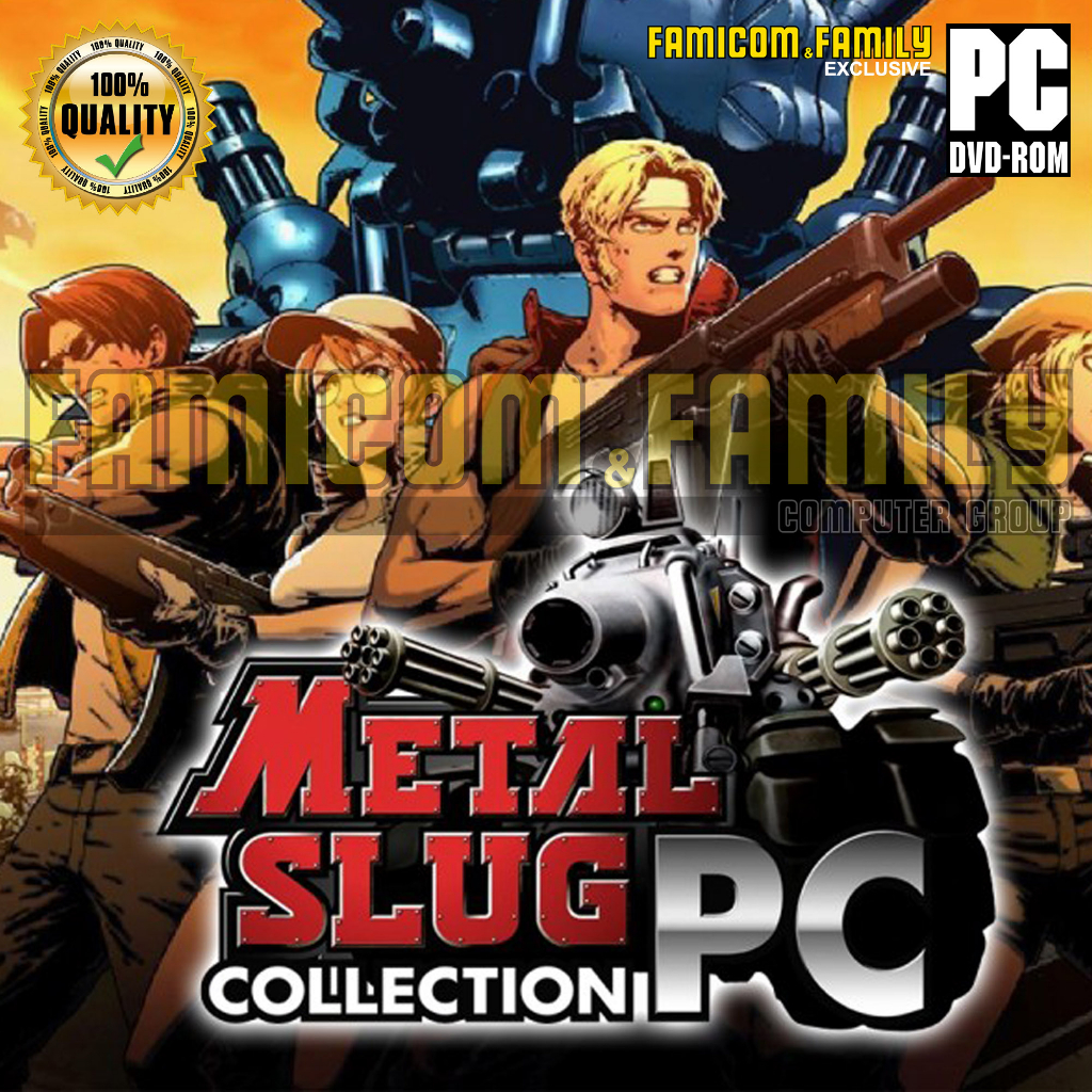 PC แผ่น DVD เกม Metal Slug Collection ทหารจิ๋ว สำหรับเล่นกับเครื่อง ...