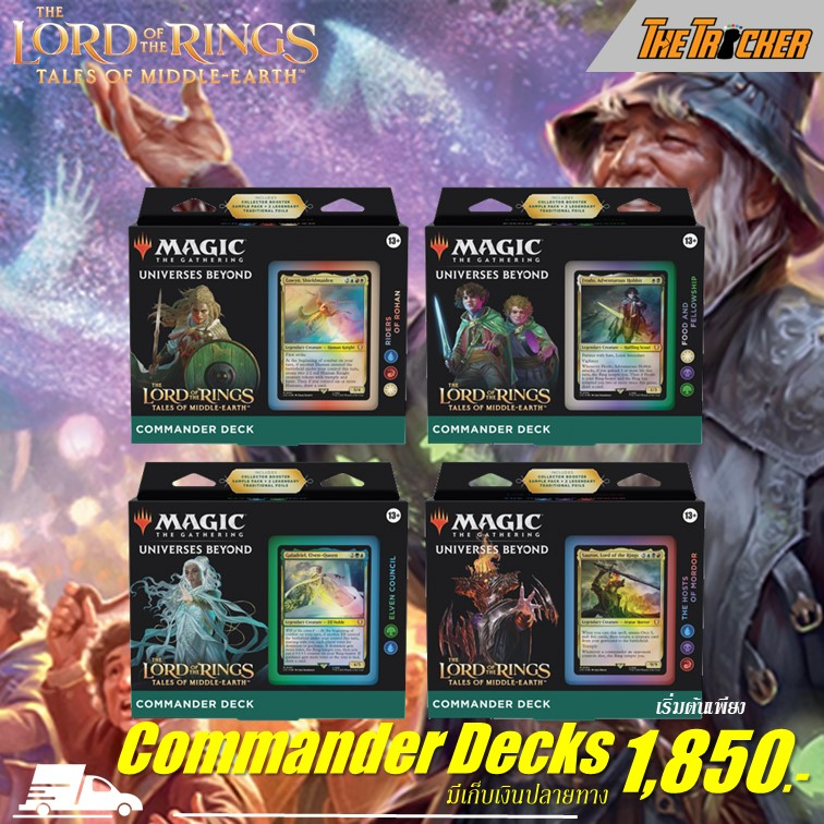 MTG The Lord of the Rings: Tales of Middle-earth™ (LTR) Commander Decks ...