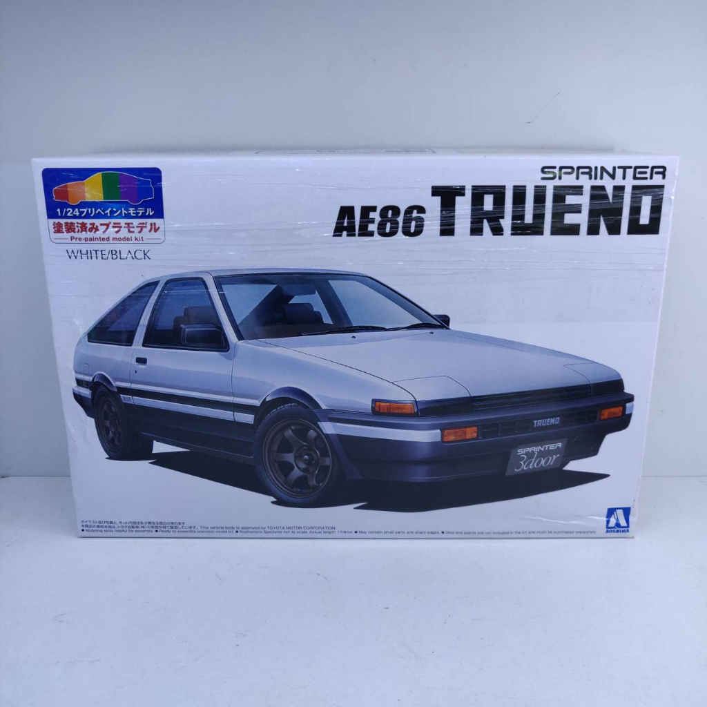 โมเดลรถประกอบของเเท้ Aoshima -1/24 AE86 Trueno Sprinter รถประกอบ มือหนึ่งของเเท้ | Shopee Thailand