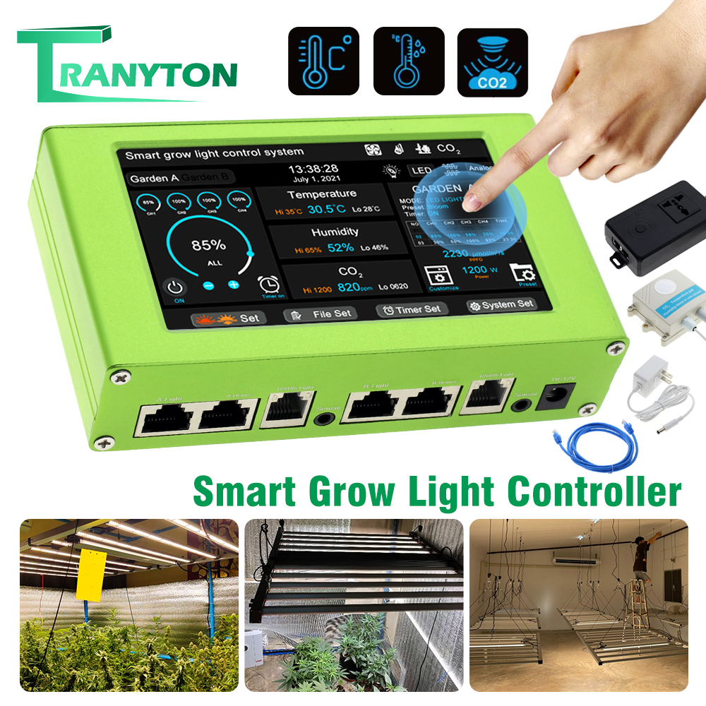 LED หน้าจอสัมผัส Grow Light Controller ไฟปลูกต้นไม้ ปรับความสว่าง ตัว ...