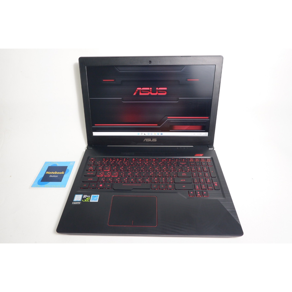 Asus FX503VD i5-7300HQ ram8 ssd256+hdd1tb จอ15.6 IPS พร้อมคีย์บอร์ดไฟสี ...