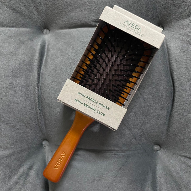 Aveda Paddle Brush mini อเวดา แปรงไม้หวีผม ไซส์มินิ ของแท้ | Shopee Thailand