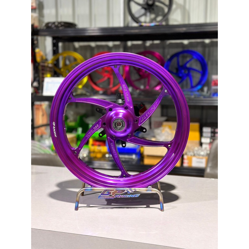 ล้อCNC Forza350 แบรนด์ GP racing สีม่วง ใหม่ล่าสุด | Shopee Thailand