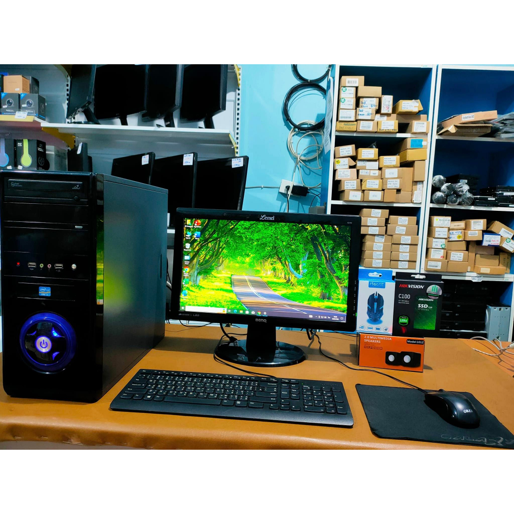 ชุดคอมพิวเตอร์ตั้งโต๊ะครบชุดพร้อมใช้งาน intel Core i3-2100 /RAM DDR3 ...