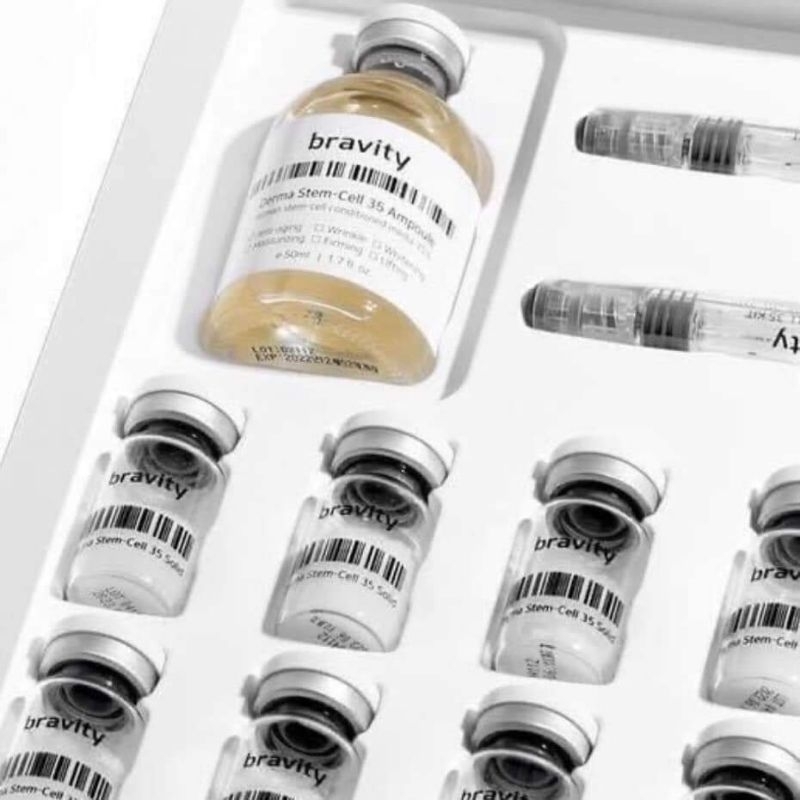 BRAVITY DERMA STEM CELL 35 PROGRAM (มีสเต็มเซลล์ 350,000 ppm ในหลอด ...