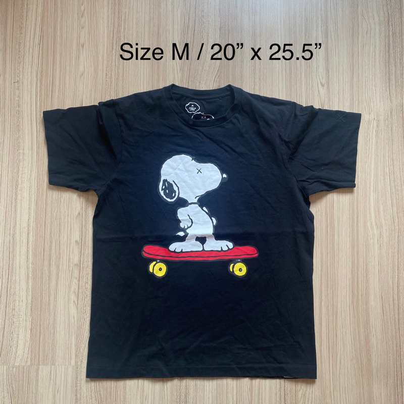 เสื้อยืด มือสอง UT Uniqlo Kaws Peanuts Snoopy เล่นสเก็ตบอร์ด ของแท้ เปิดกระสอบ ญี่ปุ่น | Shopee ...