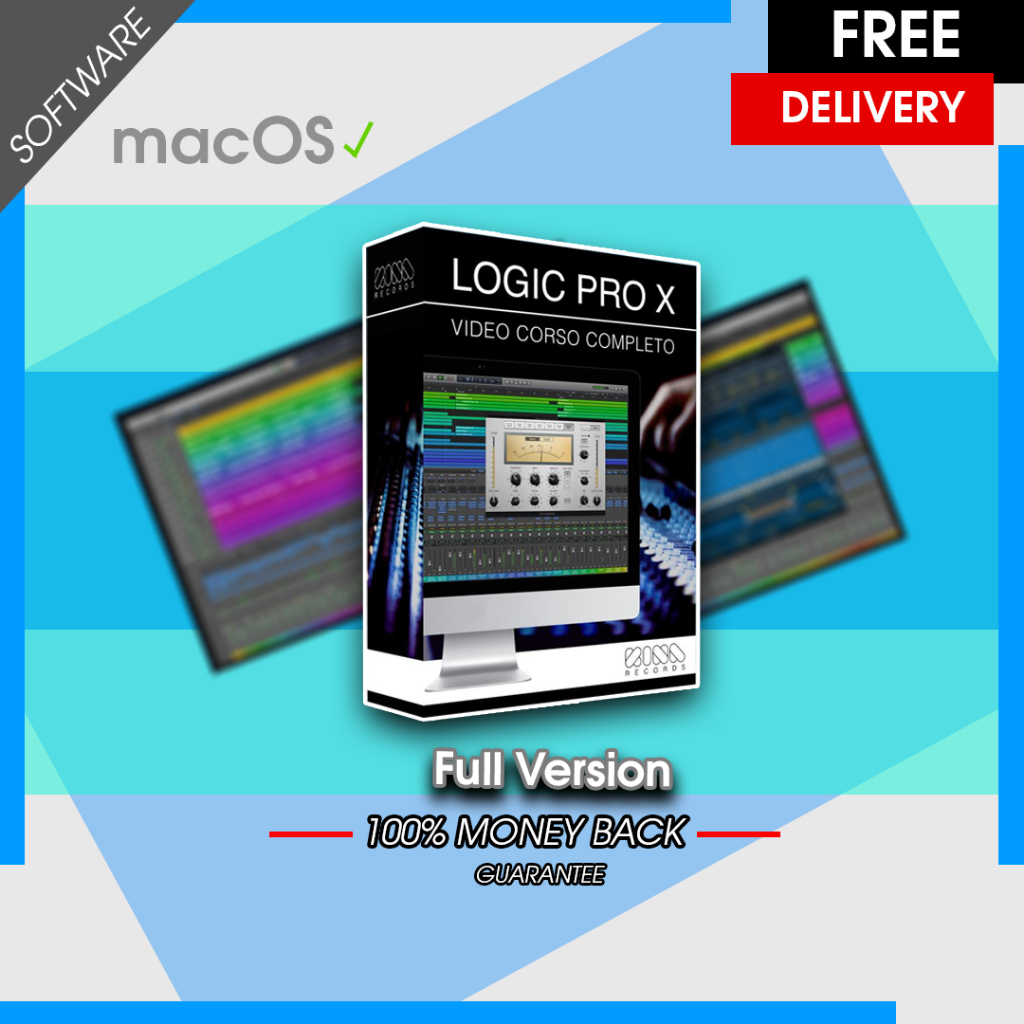 Logic pro 10.7.8 Full version lifetime ทำเพลงได้หลากหลาย mac(M1,M2 ...