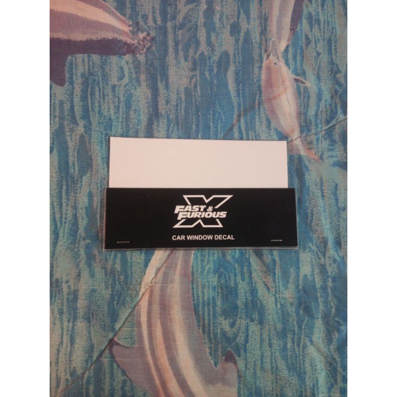 สติ๊กเกอร์ สติ๊กเกอร์ติดรถยนต์ Fast X Sticker จาก SF Cinema Fast and ...