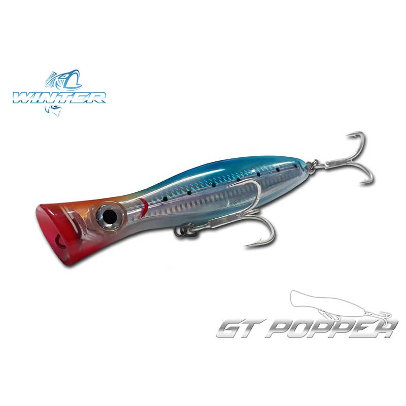เหยื่อปลอม WINTER GT POPPER Fishing Bait Lure #1 120mm. 43g | Shopee ...